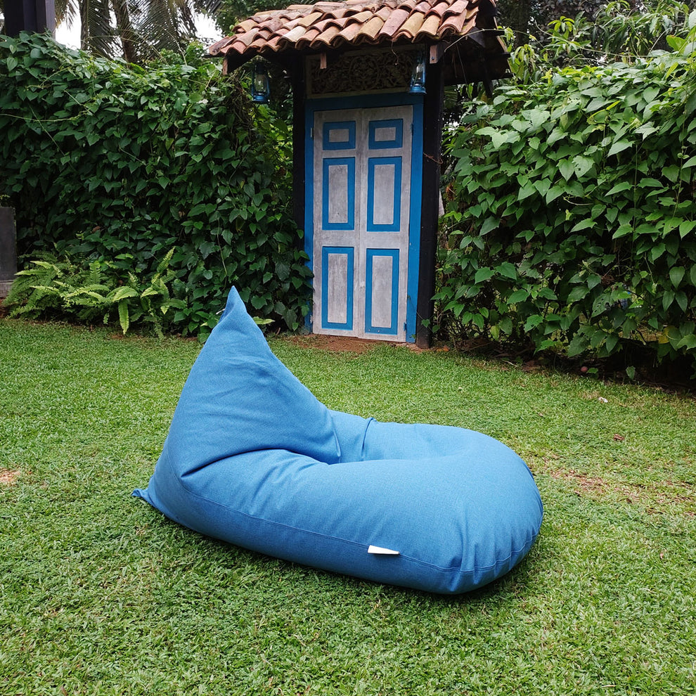 Blue outdoor bean bag – Beanbags and Cushions by ZAHAARA Sanctuary