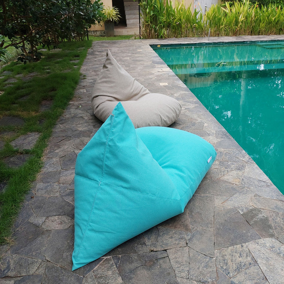 TIDAL Aqua outdoor bean bag – Beanbags and Cushions by ZAHAARA Sanctuary